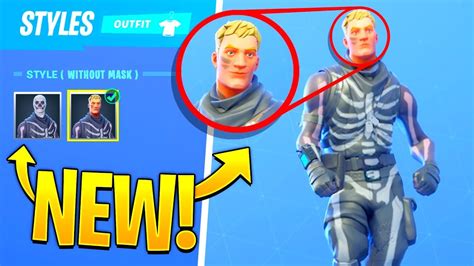 New Skull Trooper Selectable Styles Skull Trooper Unmasked Youtube