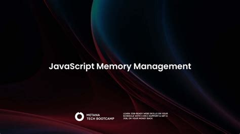 javascript memory management metana