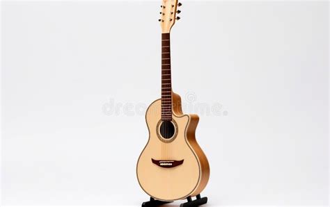 Stringed Instrument Display On White Background Stock Illustration