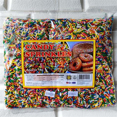 Sprinkle Candy 1kilo Scramble Shake Toppings Rainbow Candy Shopping