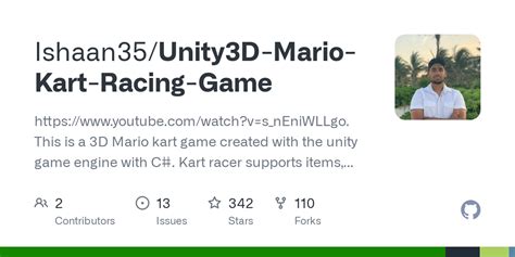 GitHub Ishaan Unity D Mario Kart Racing Game Https Youtube Watch V S NEniWLLgo
