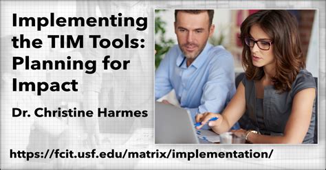 Implementing The Tim Tools Planning For Impact Tim