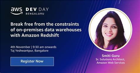 Smiti Guru En Linkedin Awsdevday Awscloud Developers Awscommunity