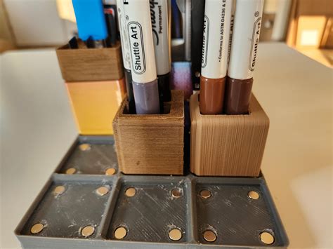 4d Gridfinity Marker Holder Mini Stack Markers Vertical Or Horizontal With One Print By