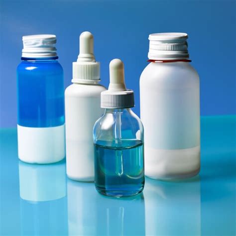Premium Ai Image Chemical Bottles