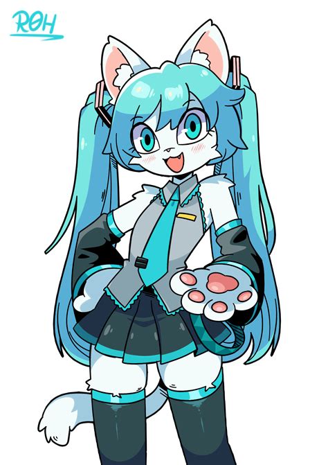 Miku Cat By Imnotroh On Deviantart