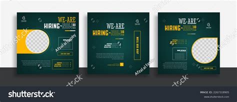 We Hiring Job Vacancy Social Media Stock Vector Royalty Free 2267318905 Shutterstock
