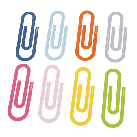 2 개갑팩 귀여운 다채로운 작은 대형 금속 종이 클립 책갈피 Kawaii 편지지 Paperclips 플래너 클립 사무실 학교 용품클립 Aliexpress