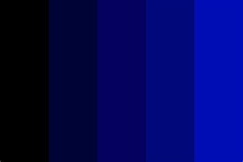 Black And Blue Bruises Color Palette