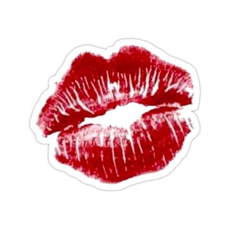 Kiss Mark Sticker Sticker By Siennandlex Kiss Stickers Print