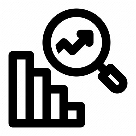 Seo Graph Analysis Analytics Data Visualization Icon Download On