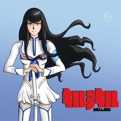 Artstation Satsuki Kiryuin Kill La Kill Fanart