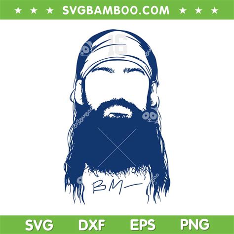 Brandon Marsh Philly Beard Svg Png