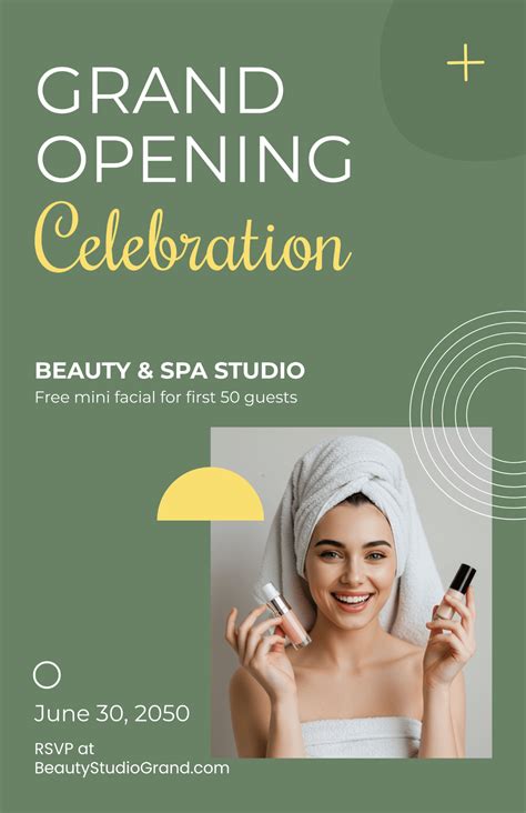 Free Beauty Parlor Poster Template To Edit Online