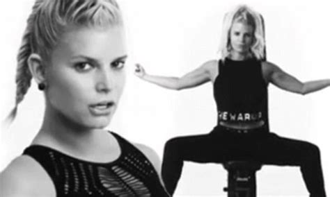 Jessica Simpson Shows Off Her Physique In New Video Promoting Workout