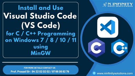 Vs Code Installation For C Cpp C Programming Minggw Installation Run C Code In Vs