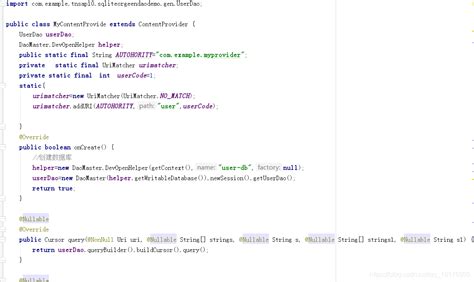 Android初级学习路线 四大组件之contentprovider2 Contentprovider支持的数据类型a数据表buric Mimed Pe Csdn博客
