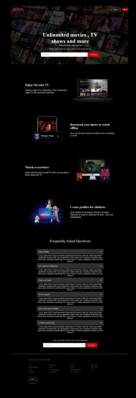 Taskeen Nadeem On Linkedin Html Css Netflixwebsite Recreation