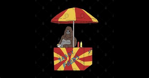 Sassy The Sasquatch Age Sassy The Sasquatch Sticker Teepublic