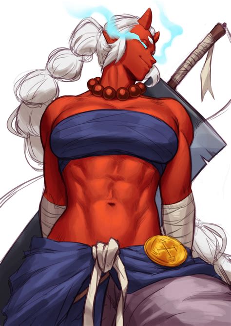 Rule 34 Abs Muscular Muscular Female Oni Oni Female Ryouri Sotcho