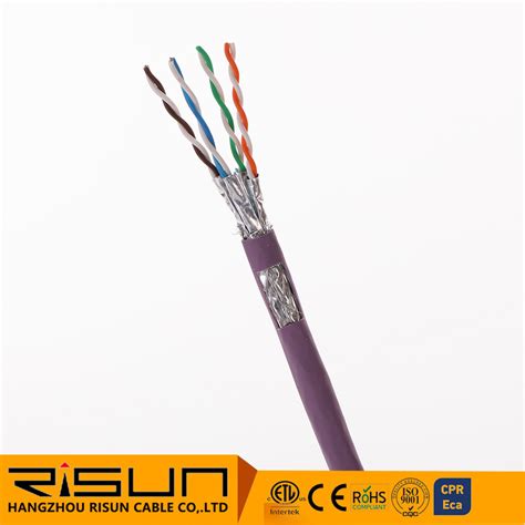Cat7 Cable Sftp 305m 500m Ethernet Cable Roll Copper Lan Cable And