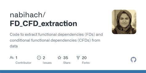 github nabihach fd cfd extraction code to extract functional dependencies fds and