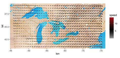 r how to visualize wind data with geom quiver using fewer bigger arrows stack overflow