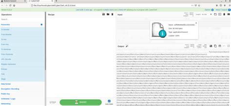 Cooking Malicious Documents With Cyberchef Detect And Respond