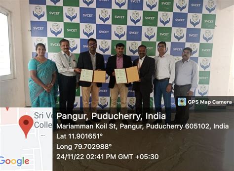 Svcet Signed Memorandum Of Understanding Mou With Chg It Consultancy
