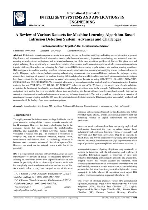 Pdf A Review Of Various Datasets For Machine Learning Algorithm Based