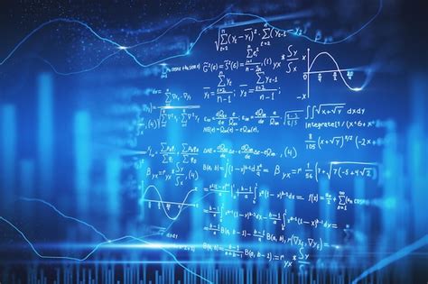 Premium Photo Digital Mathematical Formulas Wallpaper