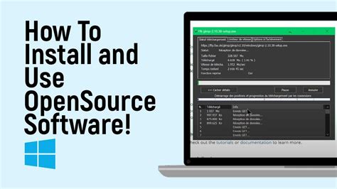 How To Install And Use Opensource Software On Windows Easy Youtube