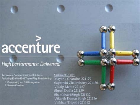 Accenture Organisational Design And Structure Of Formalisation