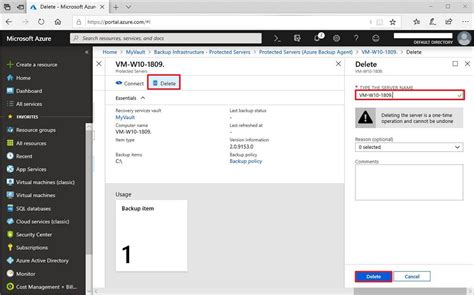 how to delete on premise backup stored on azure pureinfotech