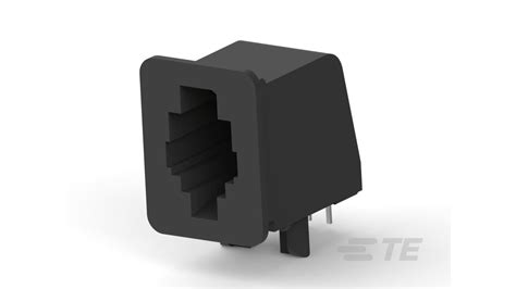 5520241 2 Te Connectivity Ethernet Connector Pcb Mount Cat3 Right