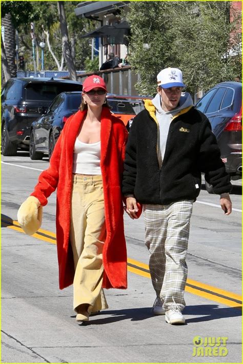 Justin Bieber Gives Wife Hailey A Kiss After Sunday Brunch Date In La