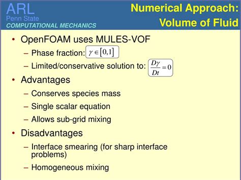 Ppt Comparison Of Interface Capturing Methods Using Openfoam Th Openfoam Workshop June
