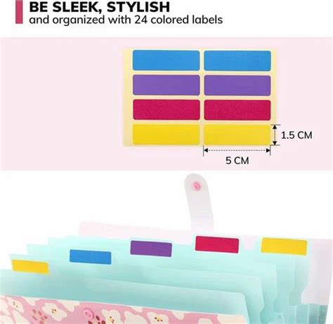 Handcuffs Expanding File Folder Floral Printed Accordion Certificates Document Organizer At Rs