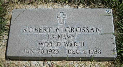 Robert Norman Crossan 1923 1988 Find A Grave äreminne
