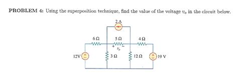 solved problem 4 using the superposition technique find