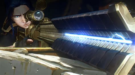 2052c Arcane Caitlyn 4k Wallpaper Pc Desktop