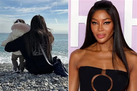 Naomi Campbell Celebrates Uk Mothers Day With Rare Photos Alongside