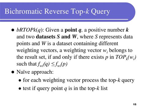 ppt reverse top k queries powerpoint presentation free download