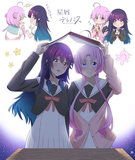 Fanart Konohoshi Umika And Akeuchi Yuu From Hoshikuzu Telepath Fandom