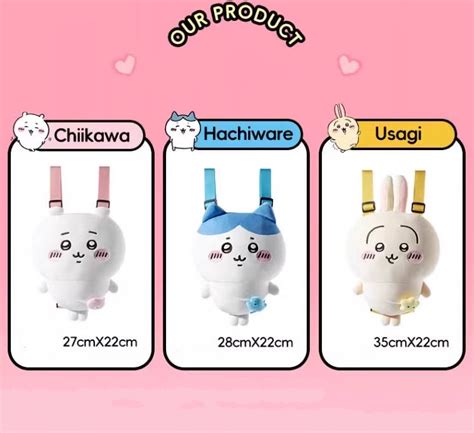 Kawaii Chiikawa Series Plush Doll Backpack