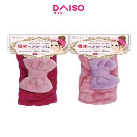 Jual Daiso Fluffy Turban Band Ungu Kab Tangerang Daiso Japan Official Store Tokopedia