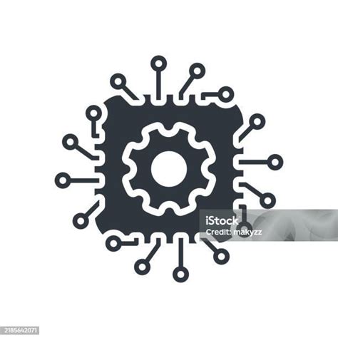 Artificial Intelligence Ai Processor Chip Iconai Processor Circuit