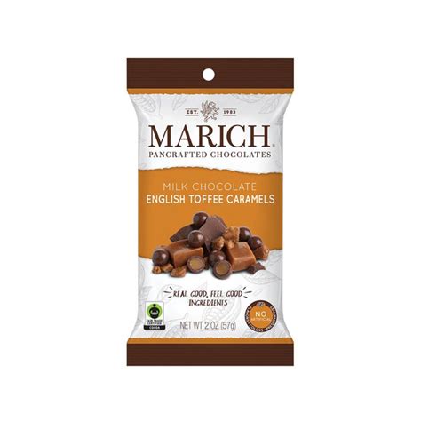 Marich Pancrafted Chocolates Milk Chocolate English Toffee Caramels