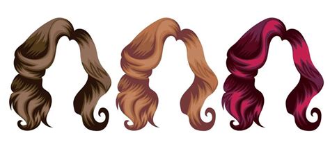 Cartoon Girl Hair Vector Art Icons And Graphics For Free Download