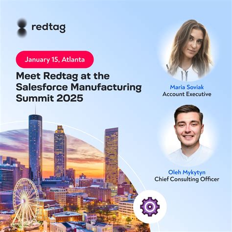 Salesforce Manufacturingsummit Redtag Salesforcepartner Redtag Salesforce Implementation